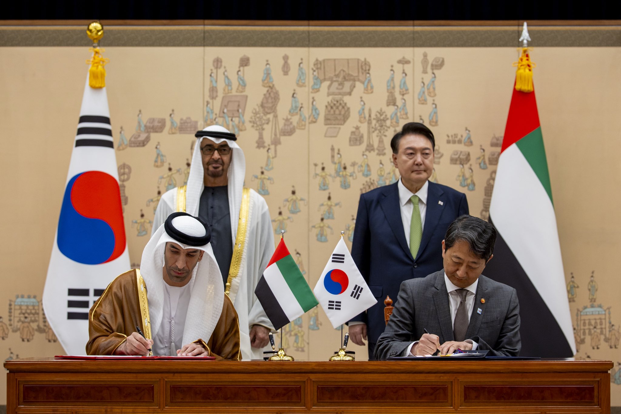 UAE and Korean Presidents witness signing of Comprehensive Economic ...